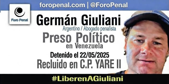 Foro Penal sobre excarcelaciones de presos políticos en Venezuela 19/5 ...