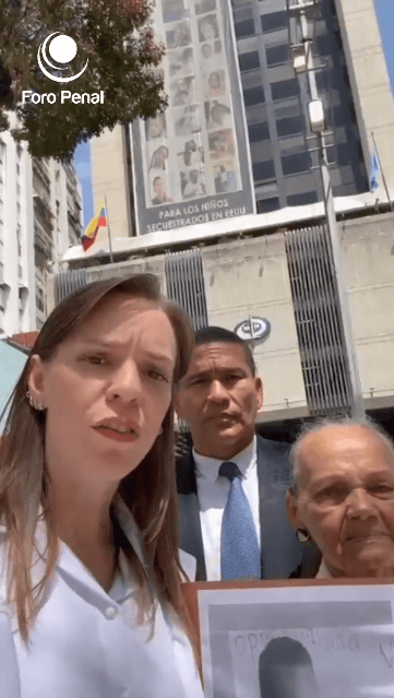 Apoyo del Foro Penal Caracas a madre de Víctor Hugo Quero · Foro Penal